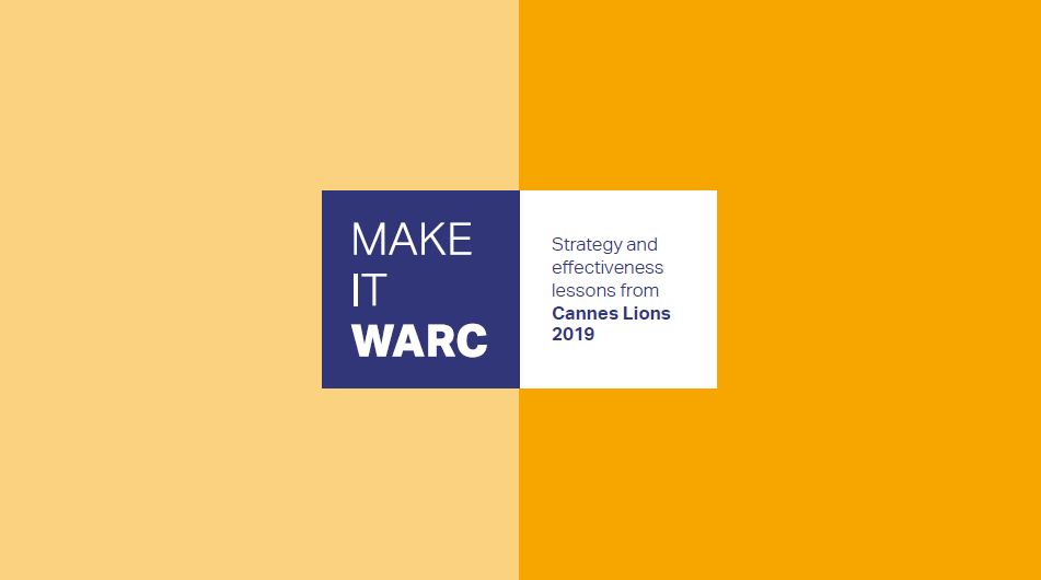 WARC report reveals three major themes from the Cannes Creative ...