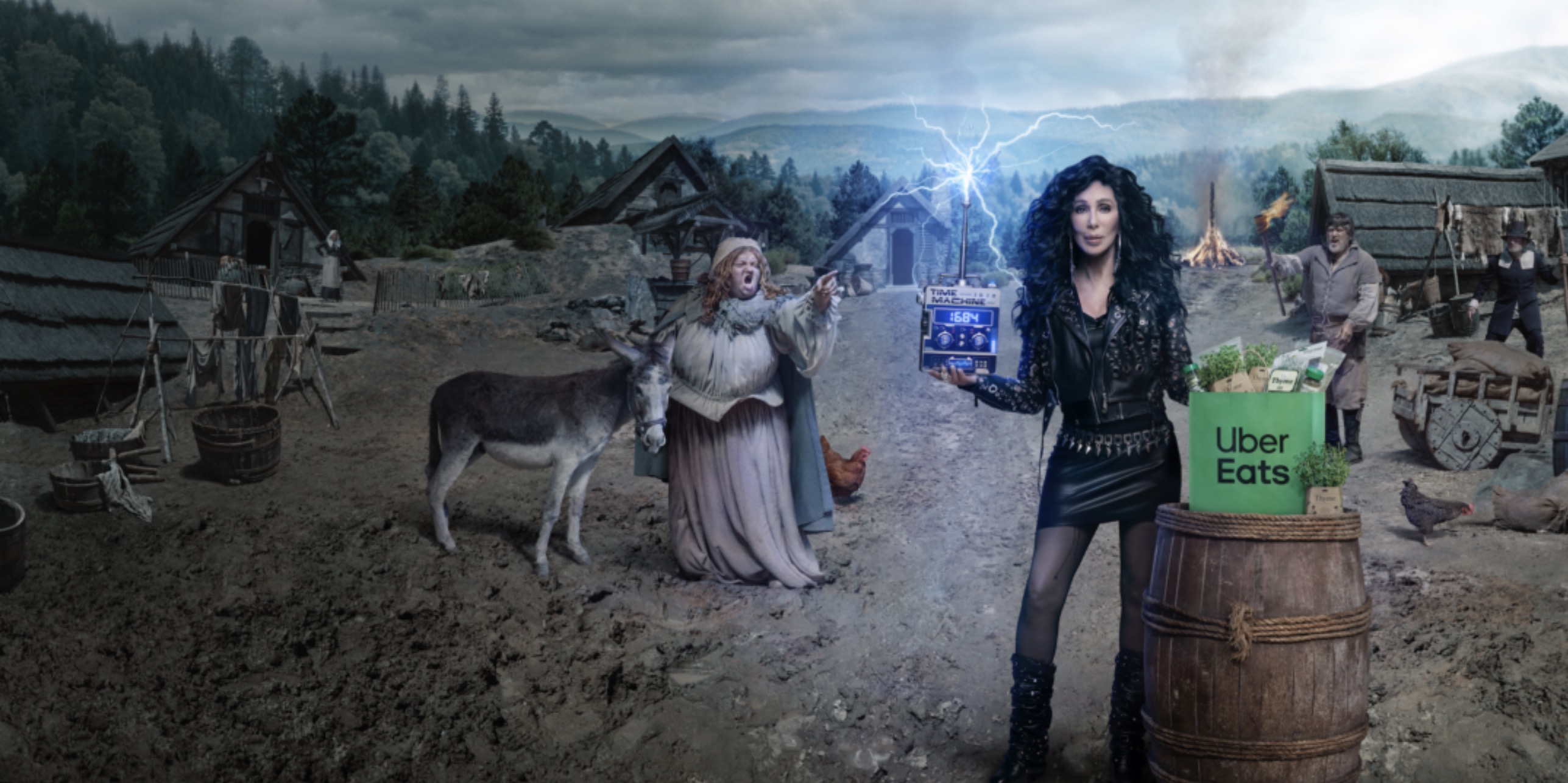 “Take me back to the 80s”: Cher turns back thyme in latest Uber Eats ...